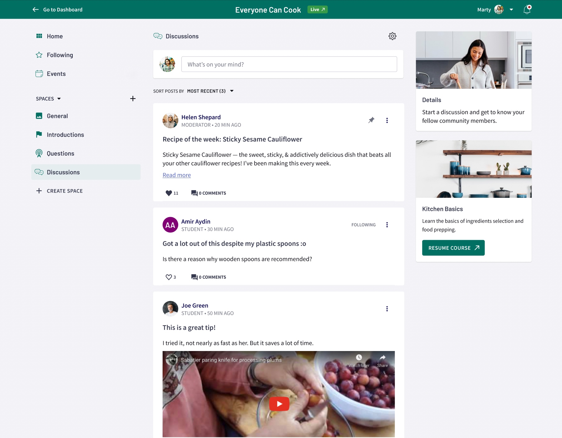Create a Community – Thinkific