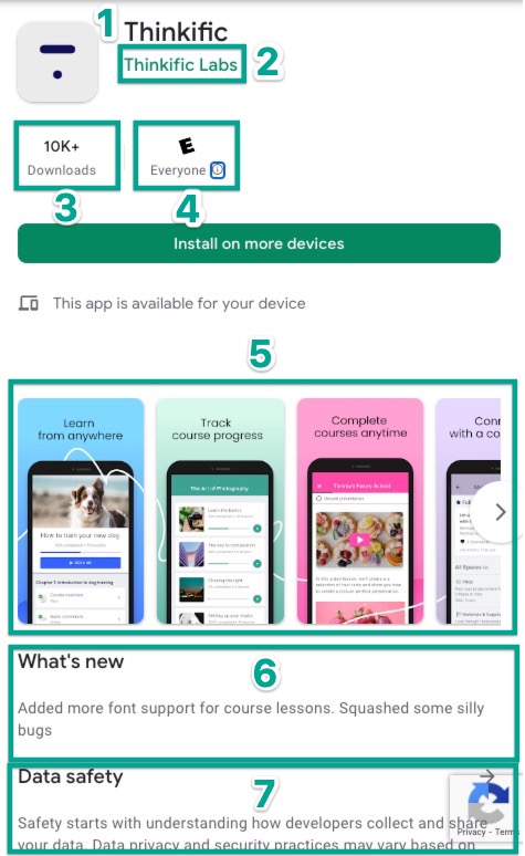 Branded Mobile: Navigate Your App Listings – Thinkific