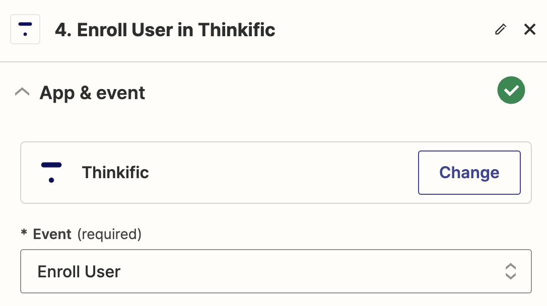 Zapier: Create Group Specific Actions – Thinkific