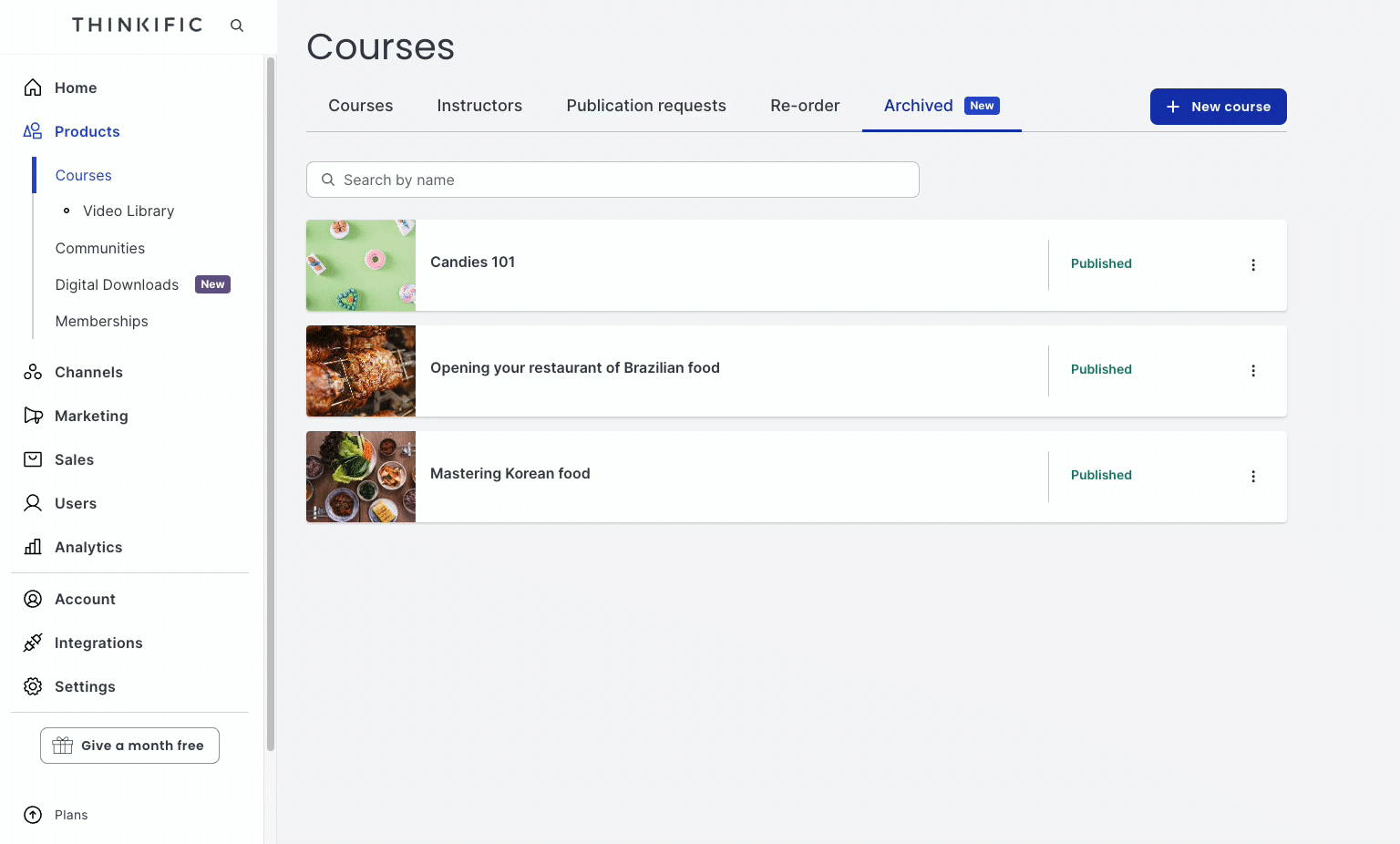 How to Delete or Archive a Course – Thinkific