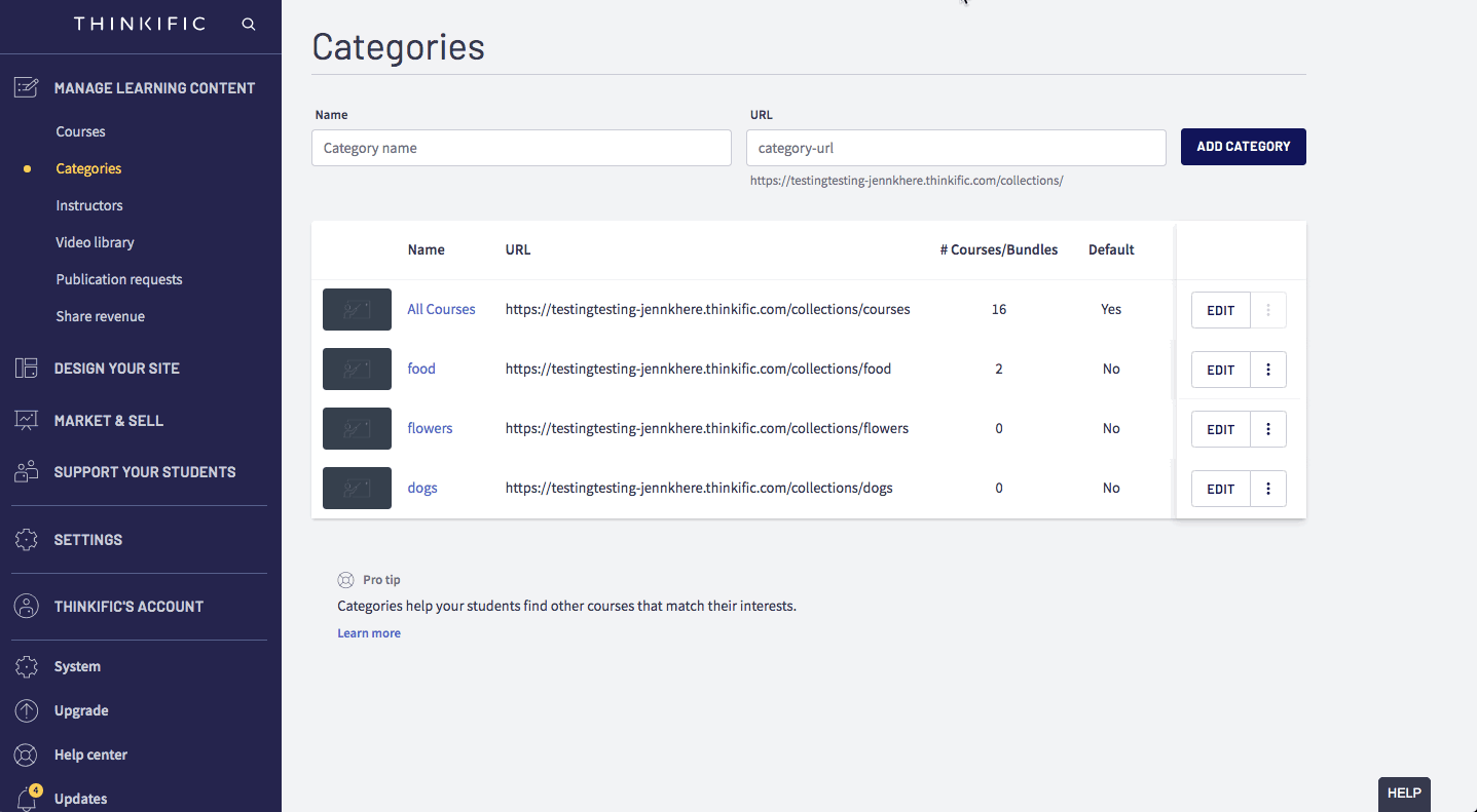 Change Site Language – Thinkific Change Site Language – Thinkific