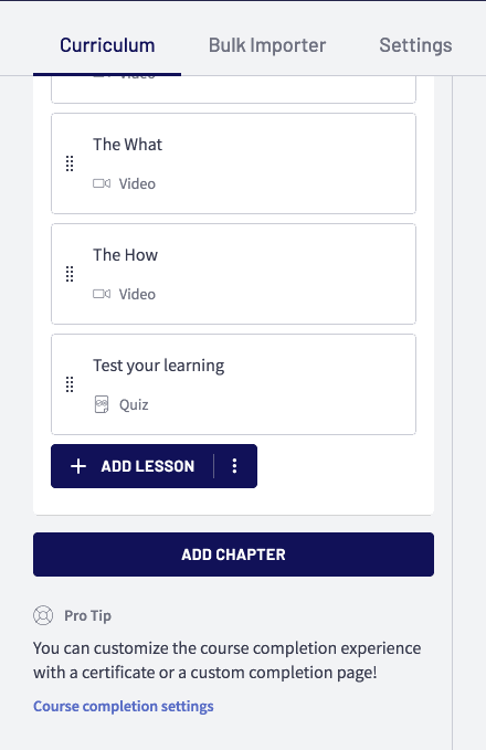 Create an Assignments Lesson – Thinkific