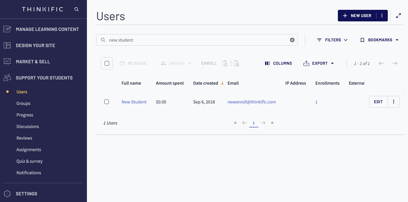 Understanding User Sign Ups Versus Enrollments – Thinkific