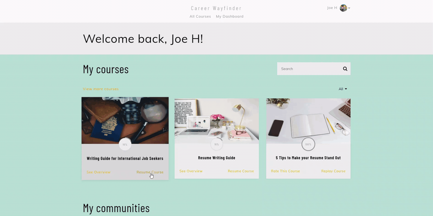Individual Course Player Appearance Customizations – Thinkific
